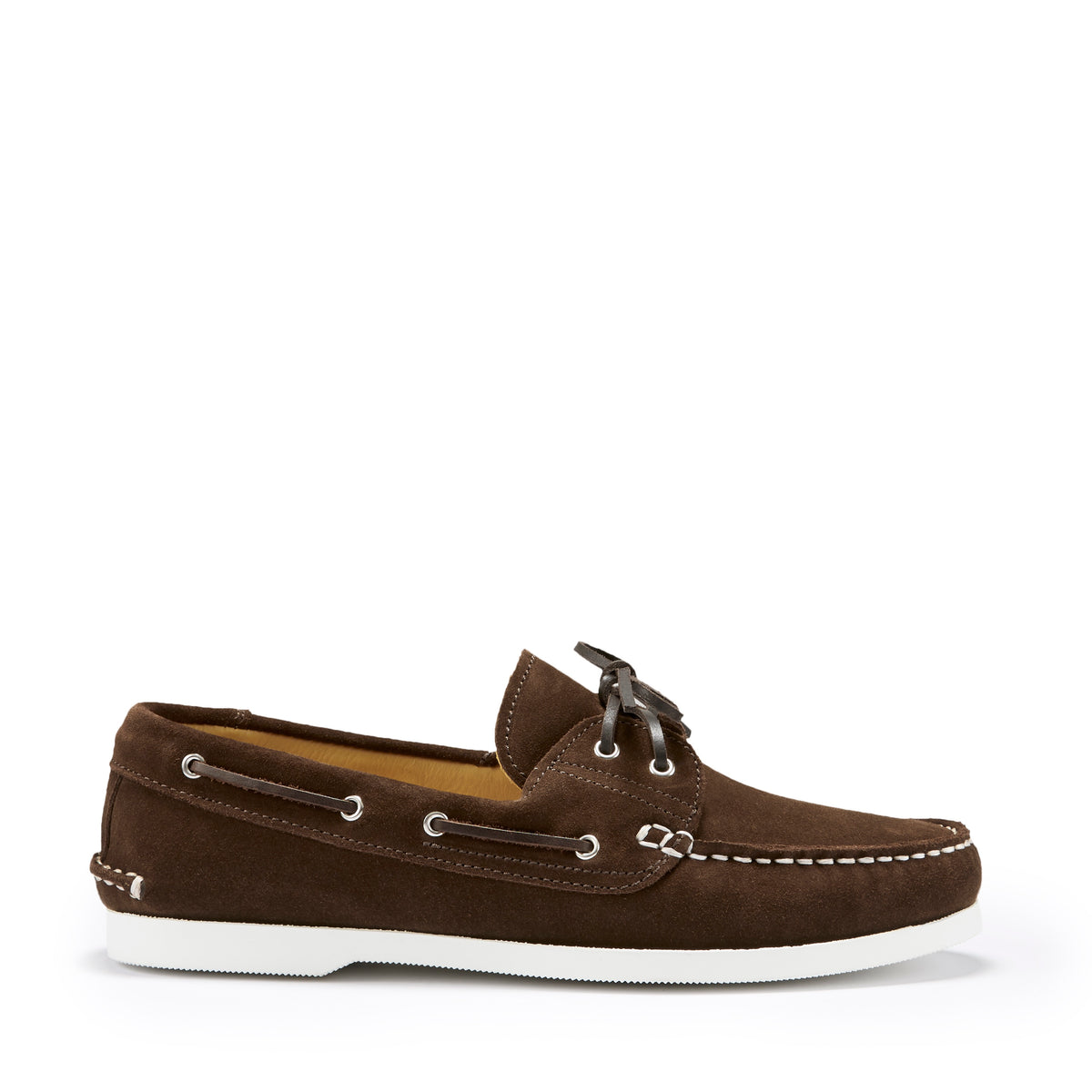 Deck Shoes, brown suede - Hugs & Co.
